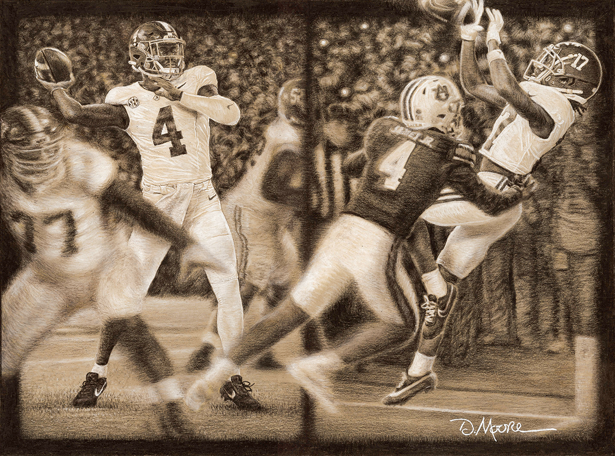 4th & Thirty-One D Moore Milroe Miracle Gravedigger print | The Beveled ...